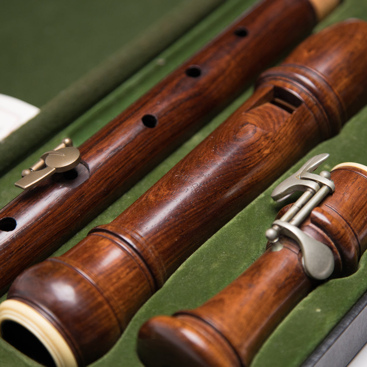 Moeck Rottenburgh von Huene 449a Palisander Tenor Recorder 3-Key ...