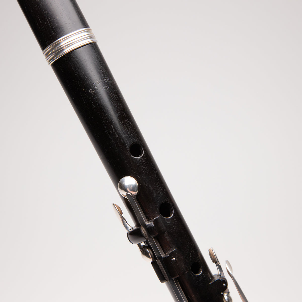 Rod Cameron 8-Key Blackwood & Silver Rudall – Irish Flute Store