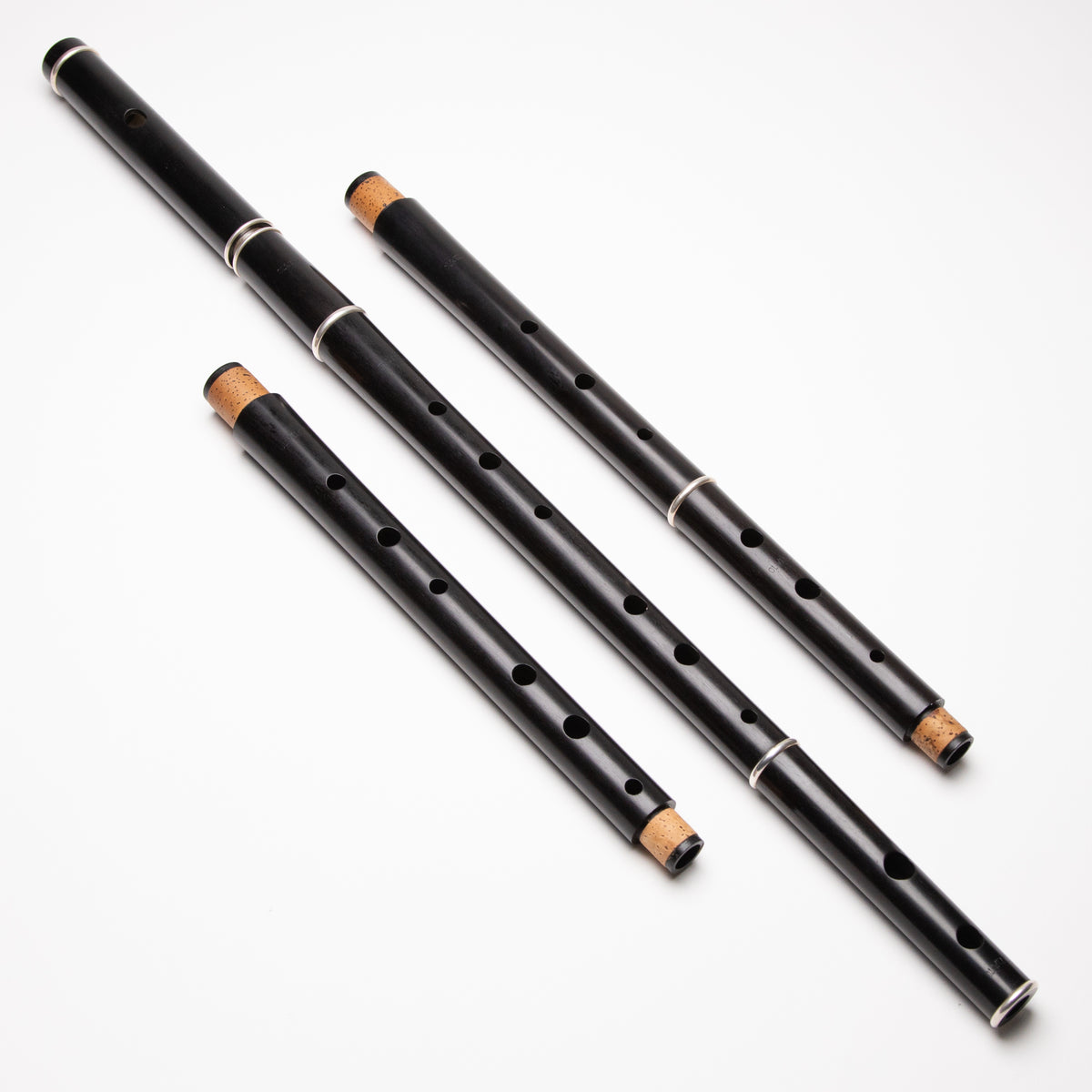 Olwell Blackwood & Silver Pratten C/D/Eb Combo – Irish Flute Store