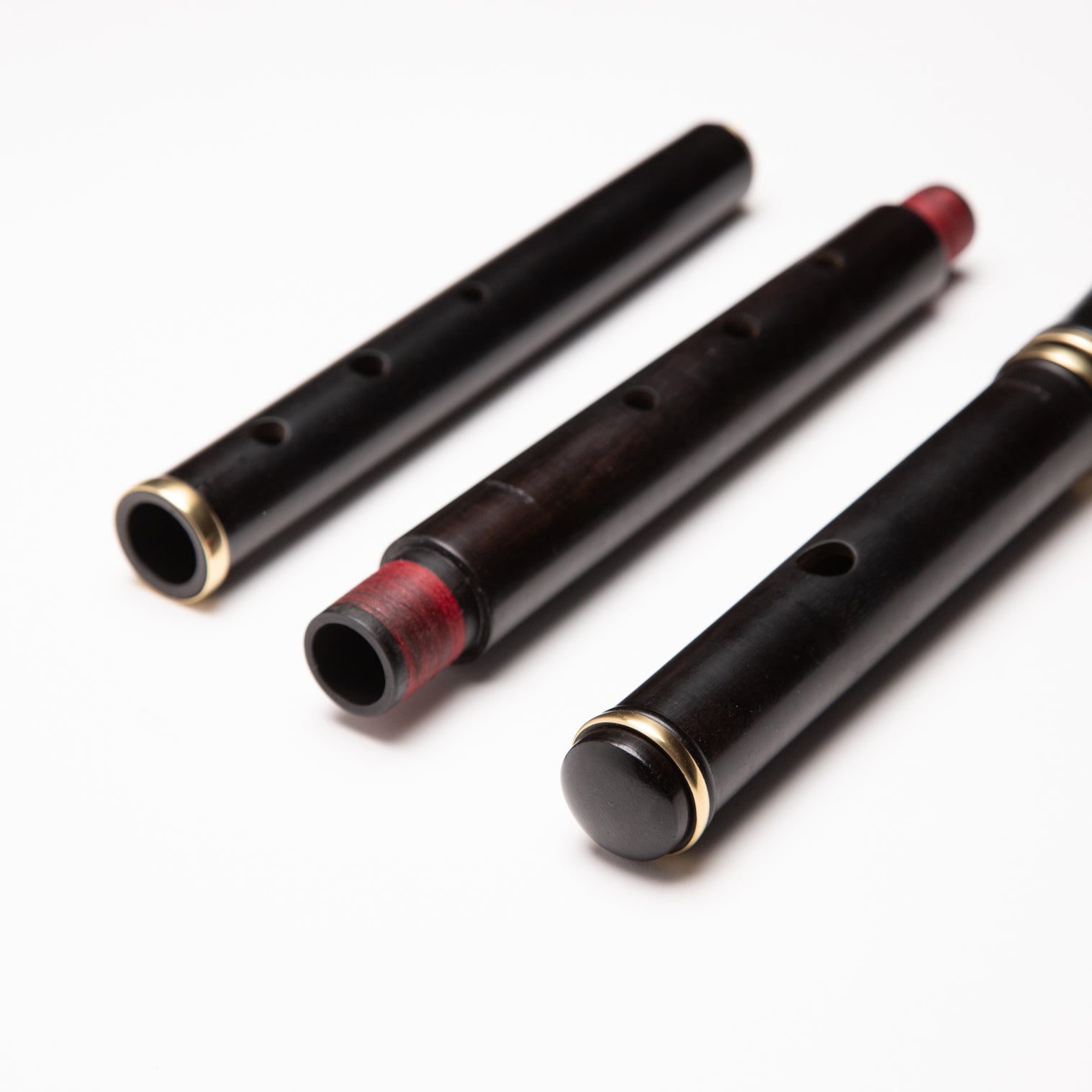Eugene Lamb Blackwood & Brass Irish Flute, D – Irish Flute Store