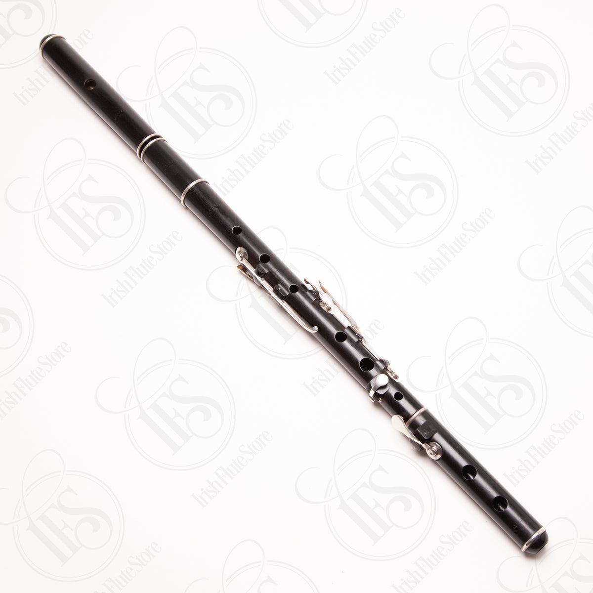 John Gallagher 6-Key Blackwood Pratten Flute in D with Northwind Case ...