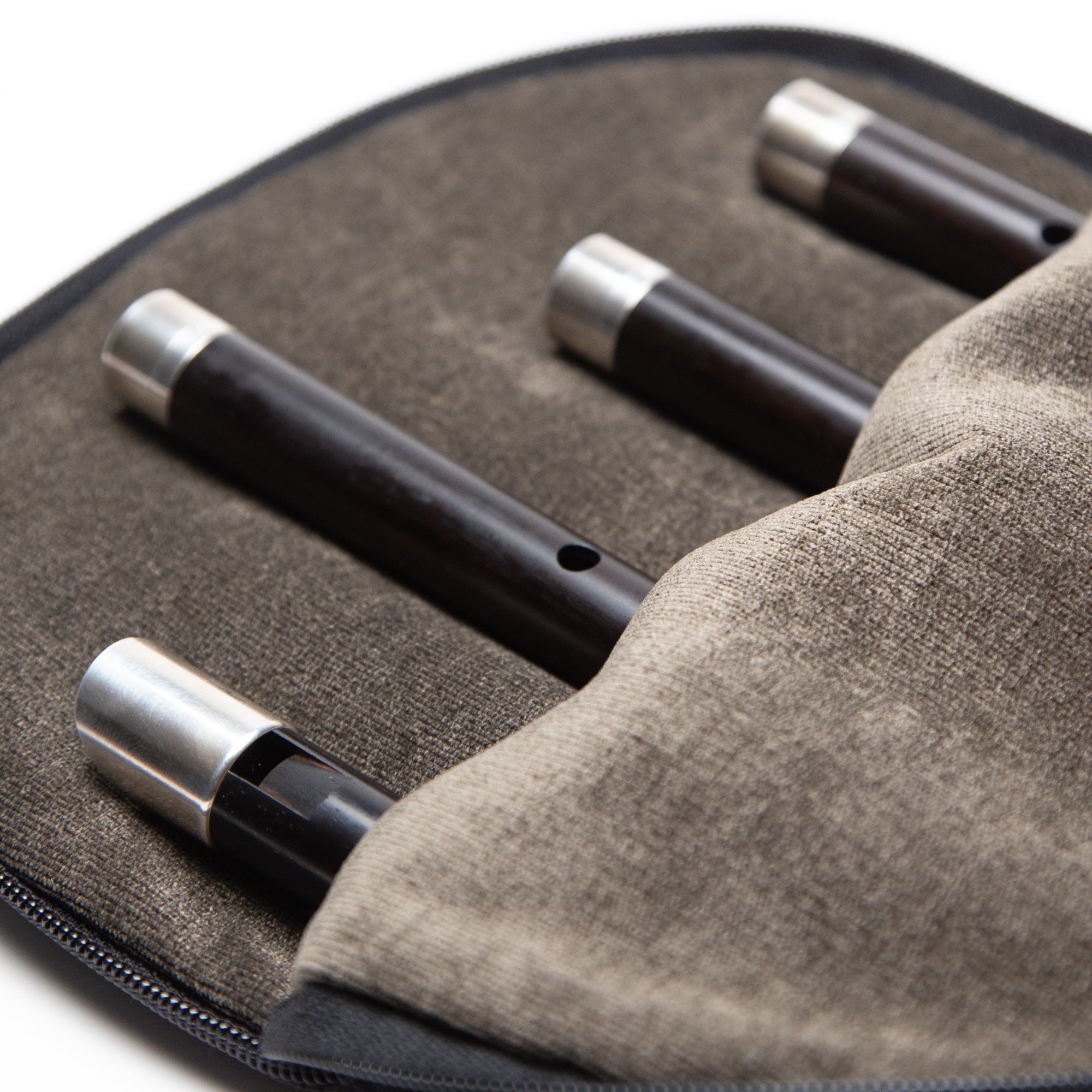 Chris Abell Blackwood & Silver C/D/Eb Set – The Irish Flute Store