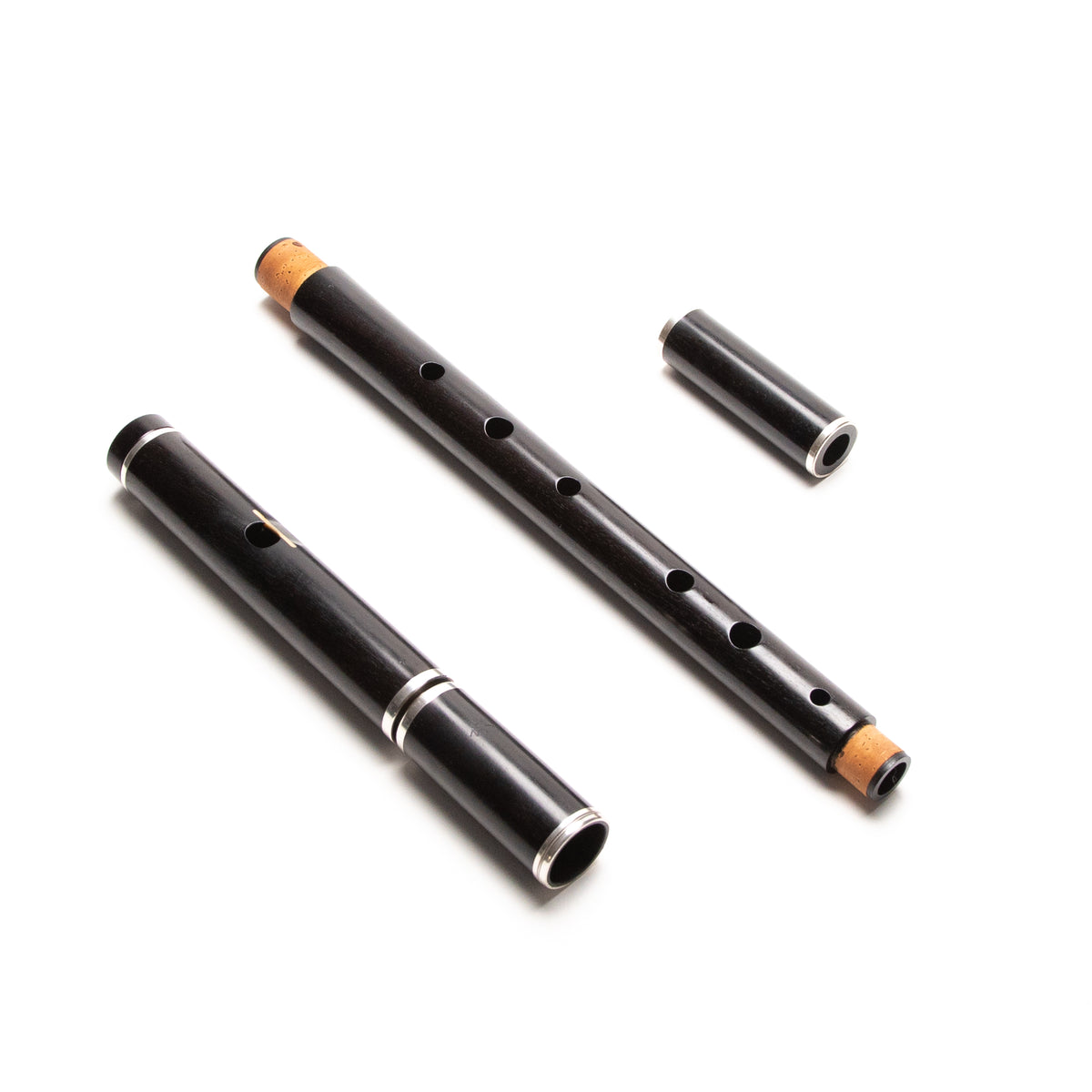 Noy Blackwood & Silver Keyless Nicholson – Irish Flute Store