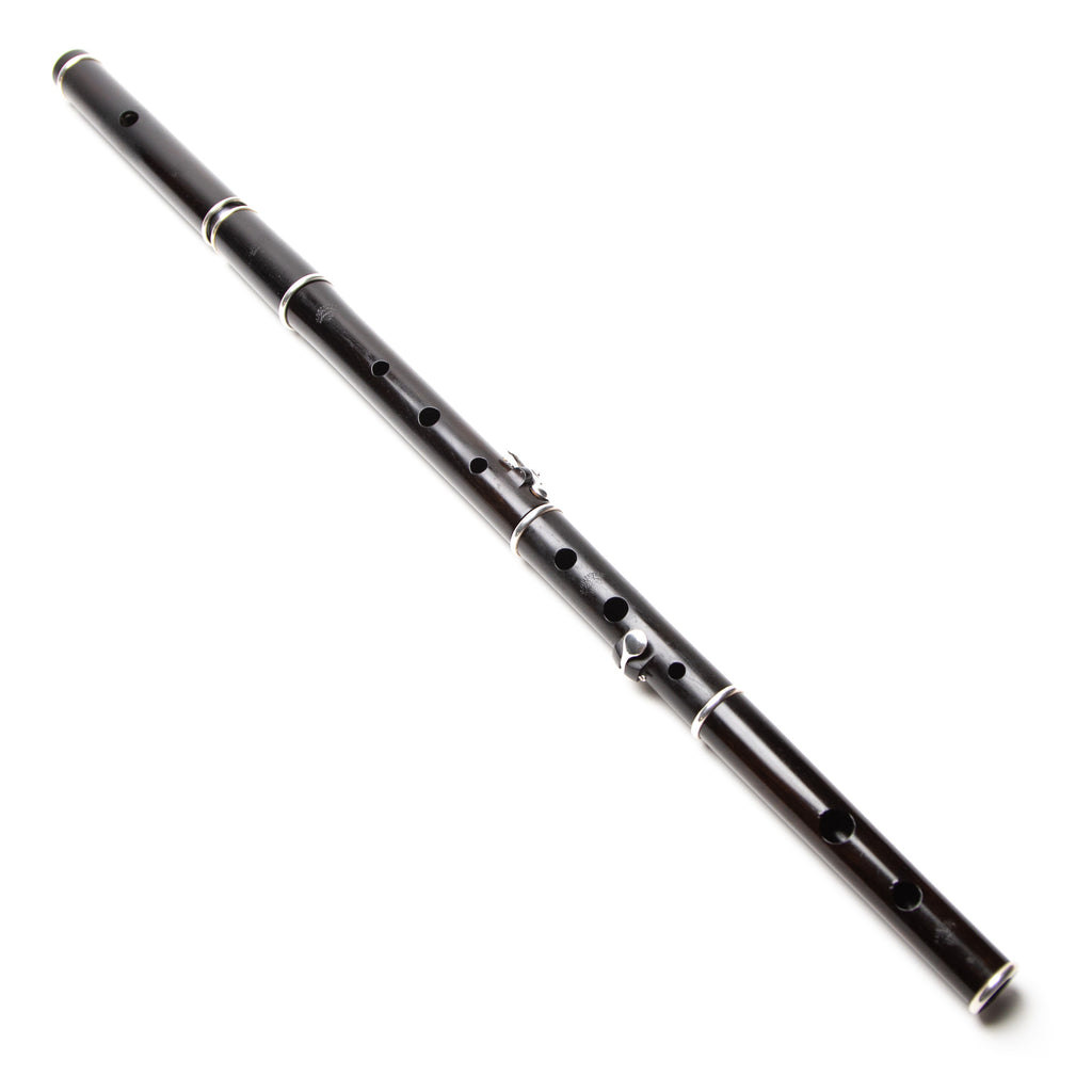 Grinter Blackwood & Silver 2-Key – The Irish Flute Store
